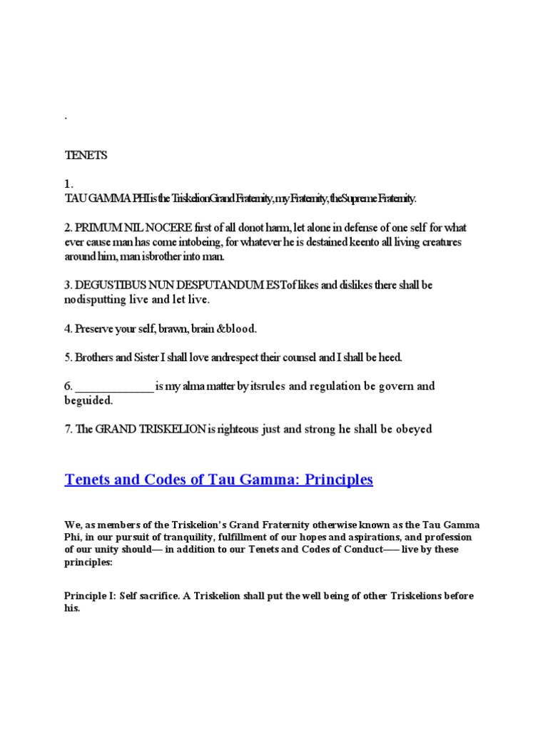 Tenets | PDF | Science | Philosophical Science