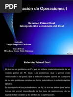 Relacion Entre Primal y Dual | PDF | Programación lineal | Ecuaciones