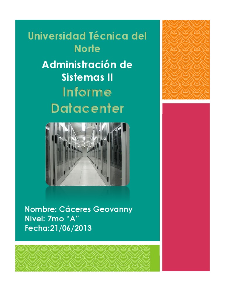 Informe Datacenter | PDF | Plataforma como servicio | Centro de datos