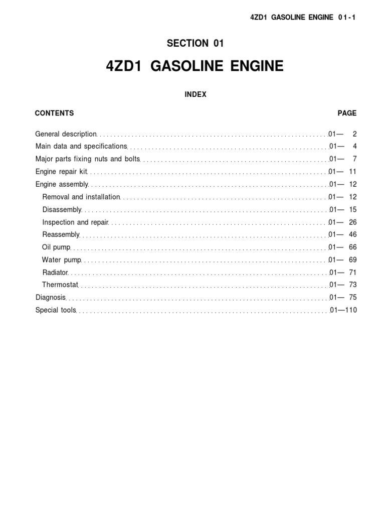 4ZD1 | PDF | Cylinder (Engine) | Piston
