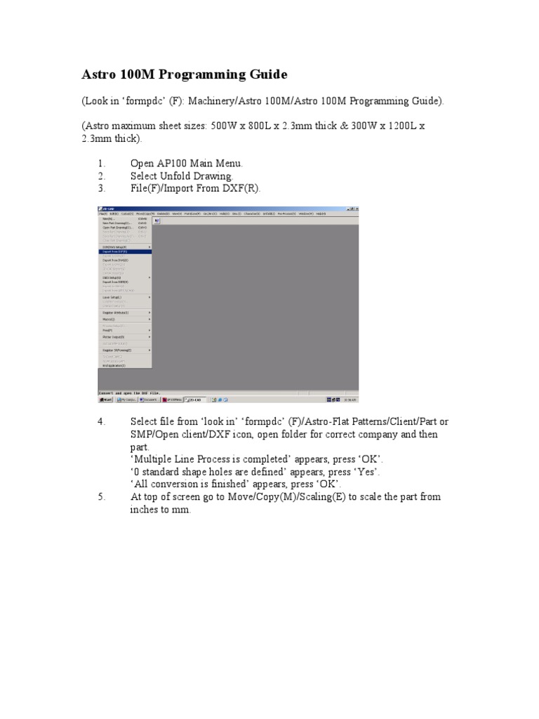 Astro 100 M Programming Guide | PDF | Floppy Disk | Computing