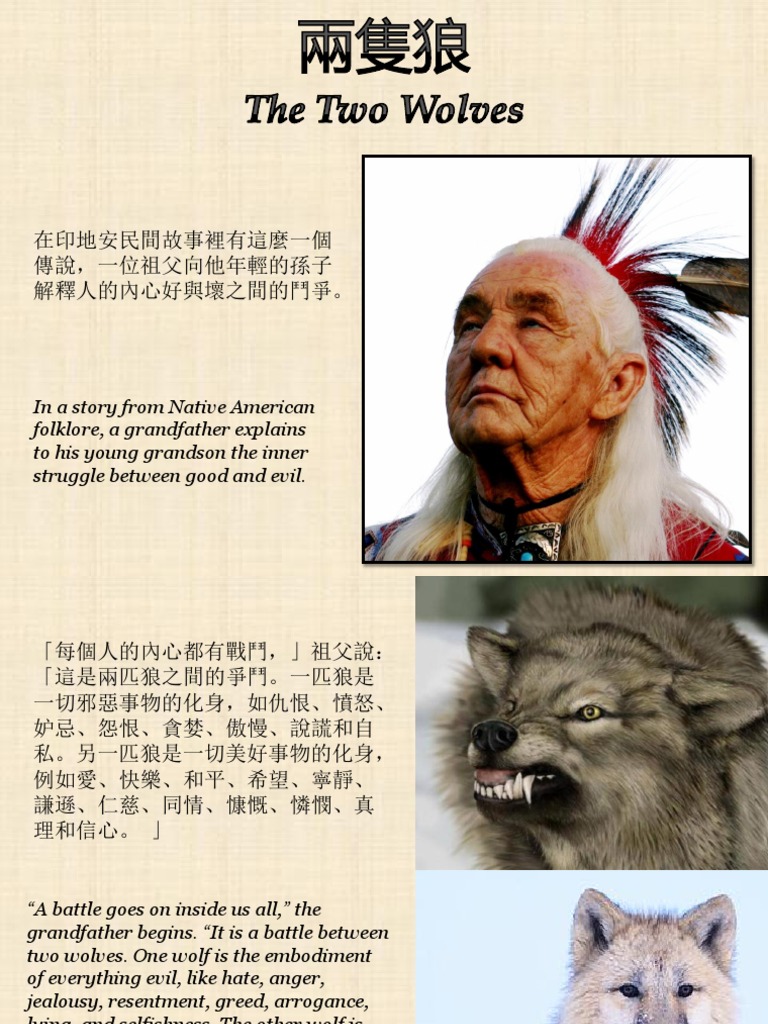 兩隻狼 - The Two Wolves | PDF | Gray Wolf