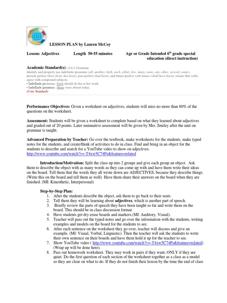 LP Sample | PDF | Adjective | Noun