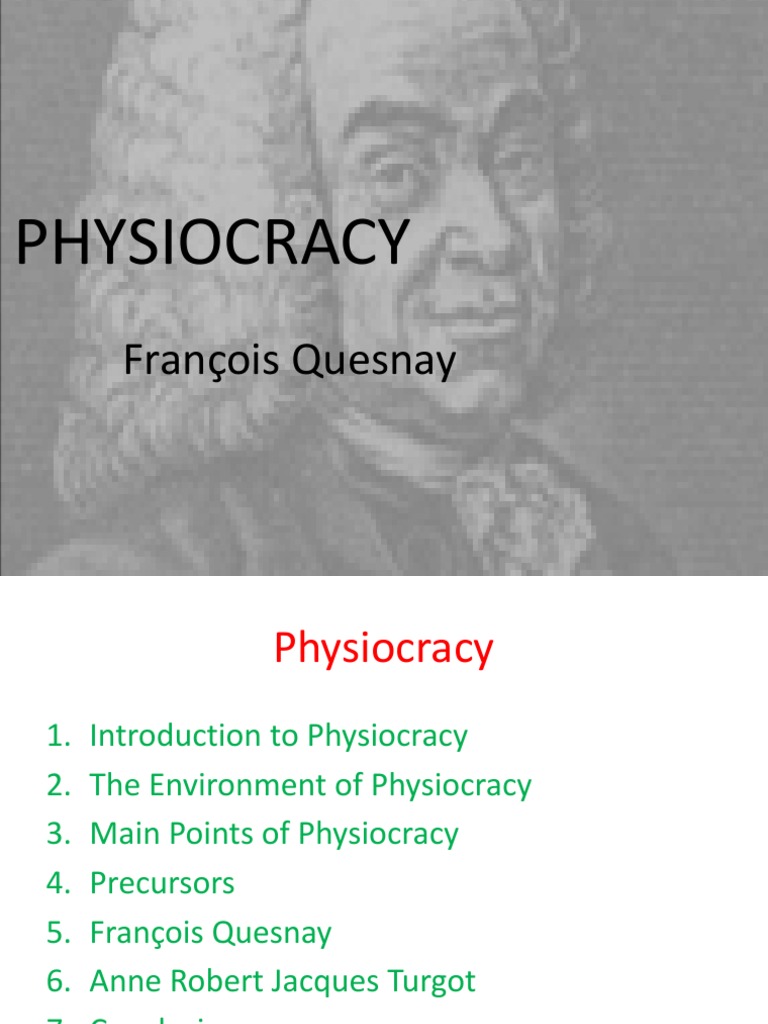 Physiocracy | Download Free PDF | Taxes | Economics