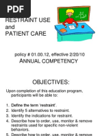 Restraint of Patients | PDF | Informed Consent | Patient