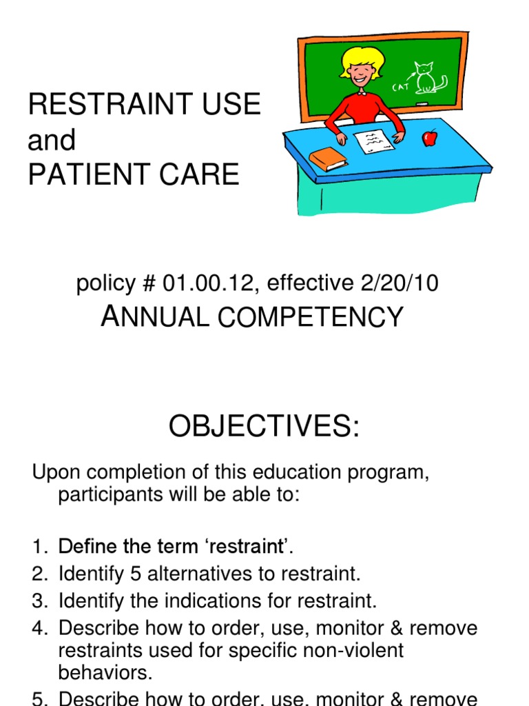 Restraint Competency | PDF | Health Care | Patient