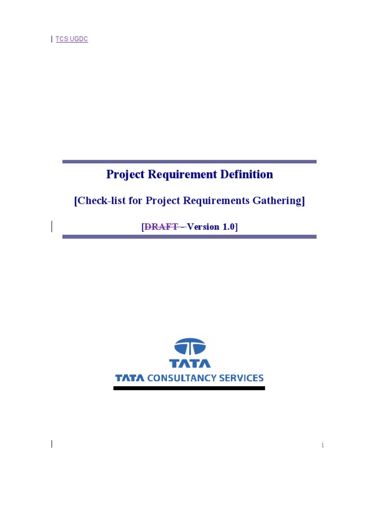 Project Requirements Analysis and Definition | PDF | Databases ...