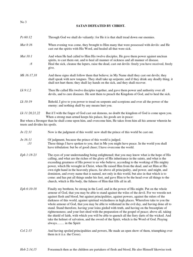 Defeated Devil | PDF | Armor Of God | Mythology