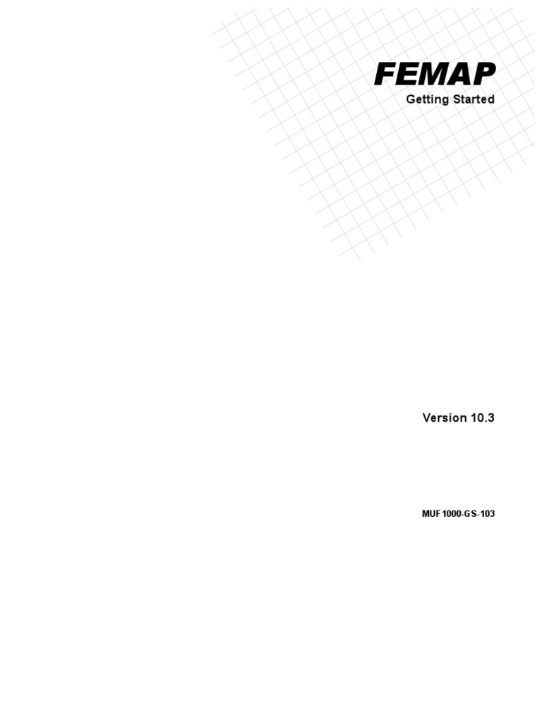 Femap Getting Started | PDF | Installation (Computer Programs ... Femap Getting Started | PDF | Installation (Computer Programs ...