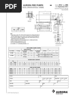 Aurora Fire Pump Selection Table | PDF