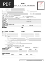 U.S. Customs Form: CBP Form 3078 - Application For Identification Card ...