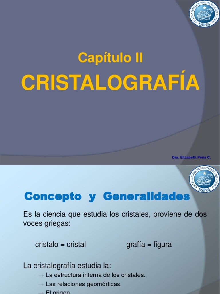 Cristalografía | PDF | Cristalografía | Cristal