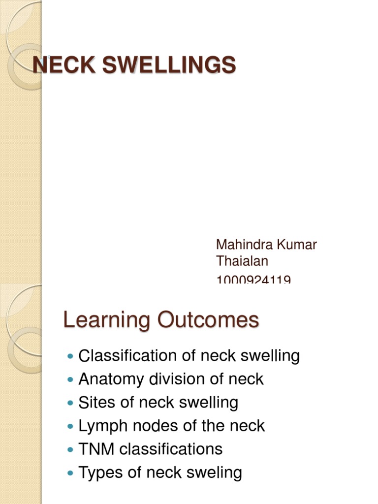Neck Swelling | PDF | Neck | Thyroid