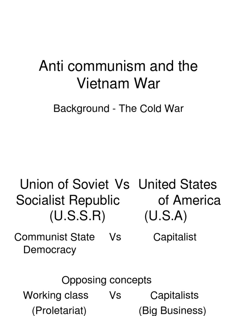 Cold War Background Year 10 2 | PDF | Cold War | Eastern Bloc