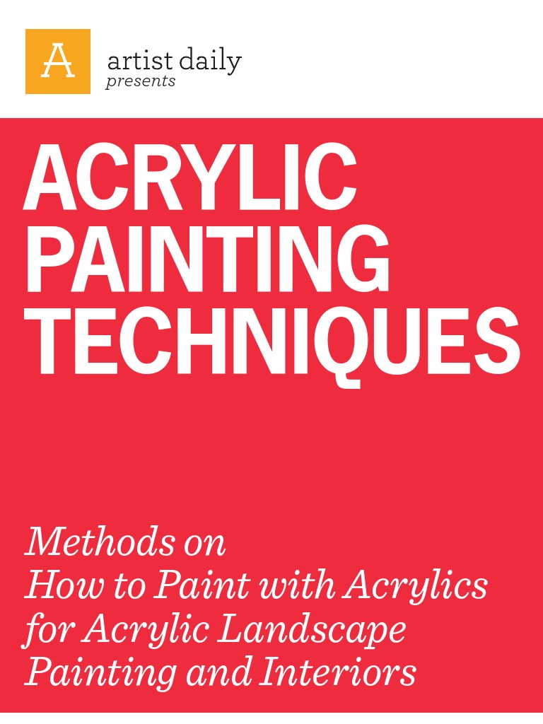 0313 AcrylicPaintingTechnique | PDF