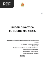 Unidad Didáctica El Circo-Sala de 4 | PDF | Circo | Conocimiento