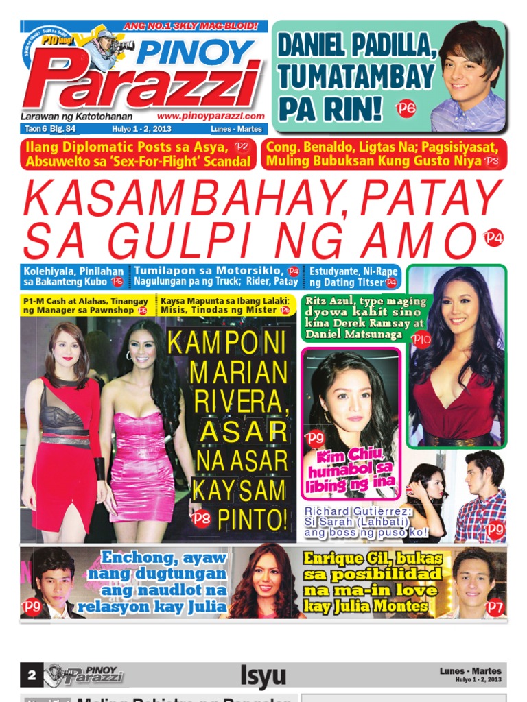 Pinoy Parazzi Vol 6 Issue 84 July 1 2 2013 Pdf
