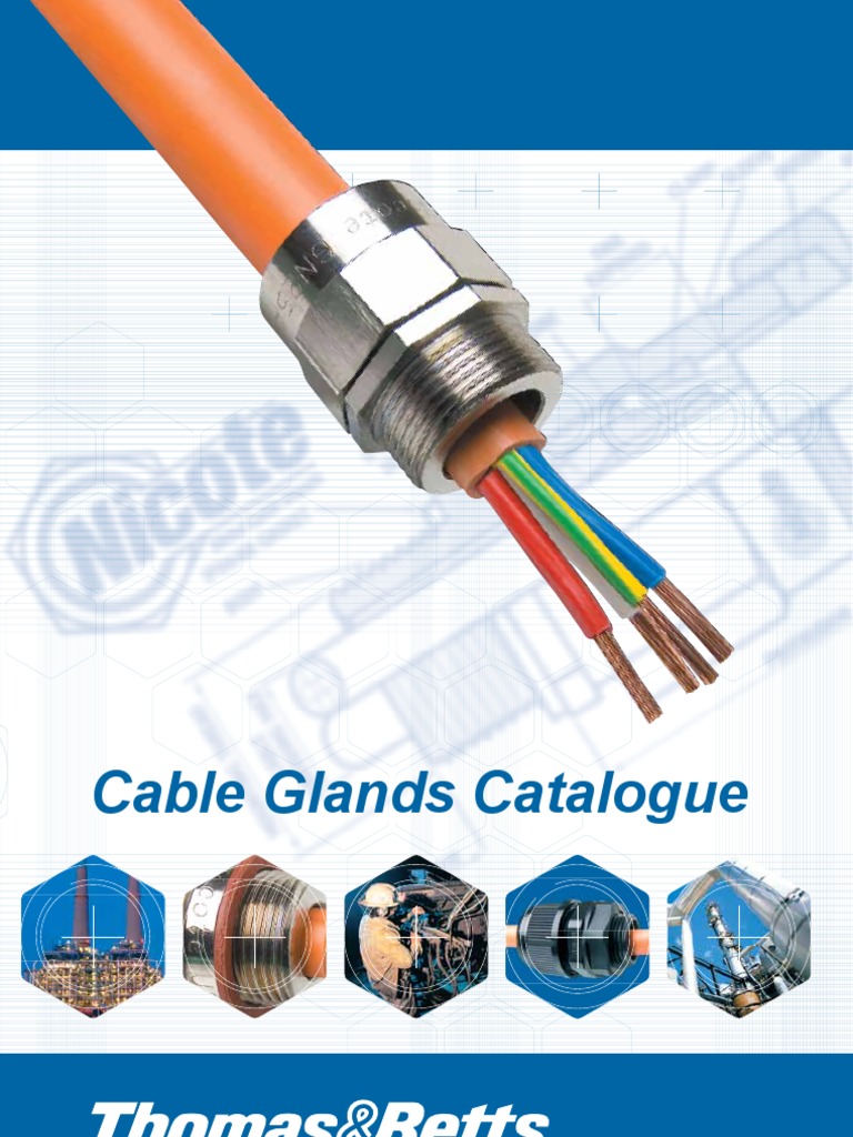 Nicote Cable Glands Catalogue | Download Free PDF | Cable | Screw
