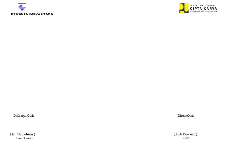 Persetujuan Dokumen PT Kanta Karya Utama | PDF
