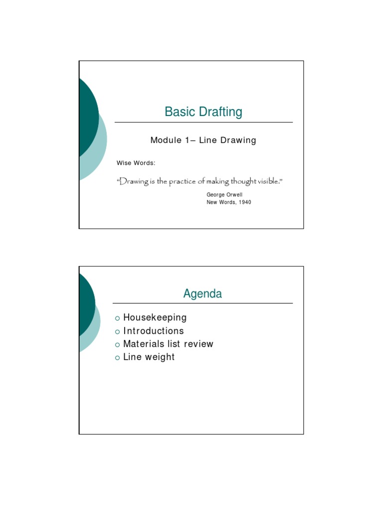 Drafting | PDF | Technical Drawing | Drawing