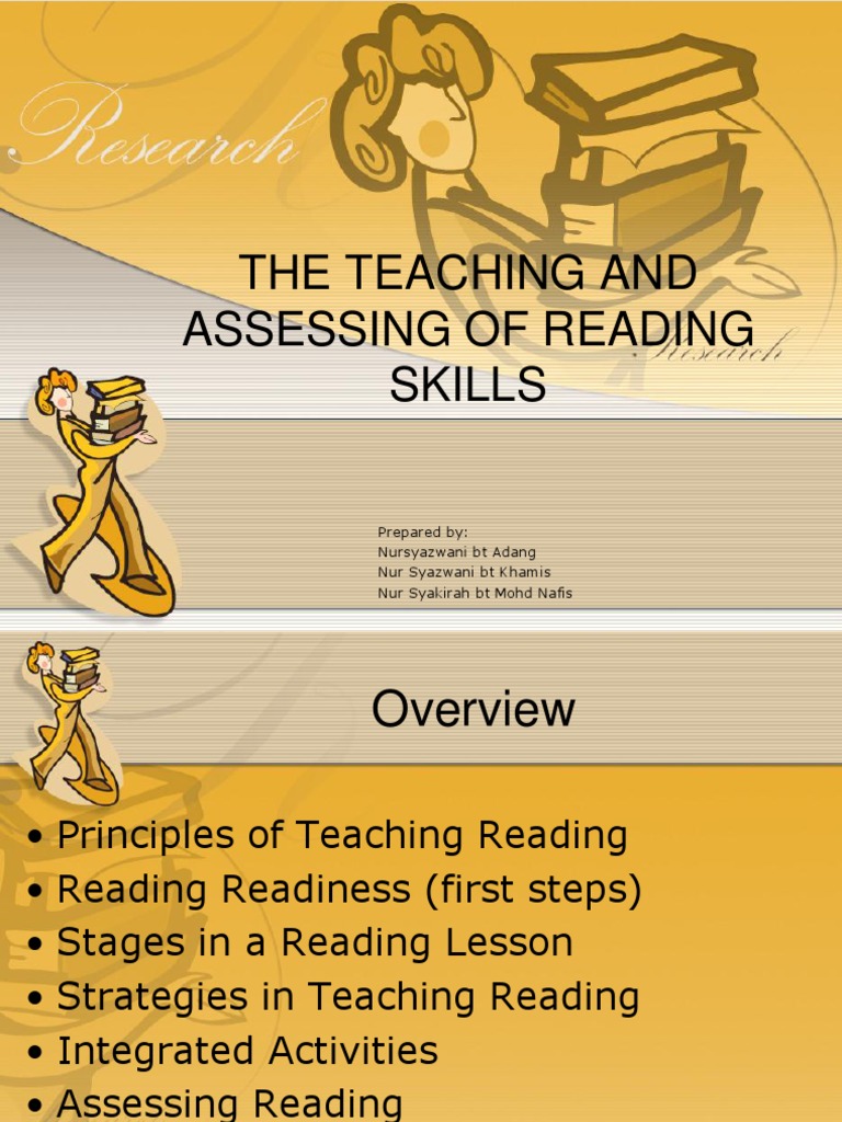 Teaching and Assessing Reading Skills | PDF | Reading Comprehension ...