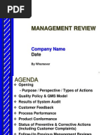Management Review Agenda and Minutes | Iso 9000