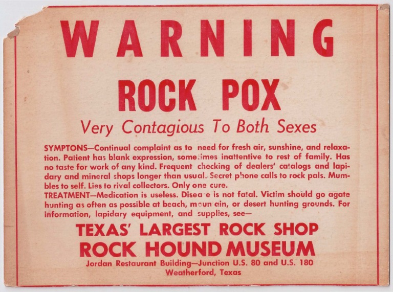 Warning Rock Pox Sign | PDF