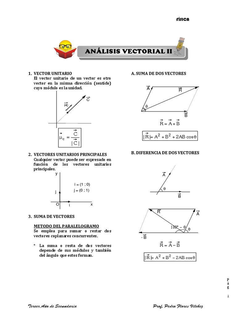Analisis Vectorial | PDF | Cálculo vectorial | Vector Euclidiano