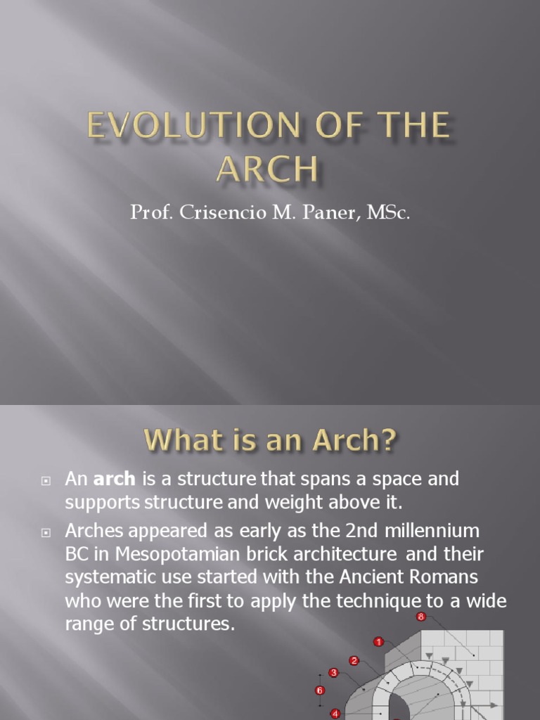 Evolution of The Arch | PDF | Buildings And Structures | Architectural ...
