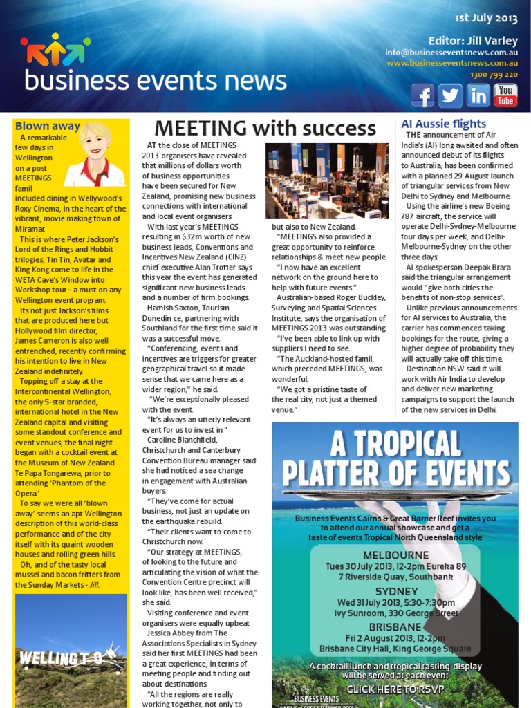Business Events News: A Tropical Platter of Events | PDF | Dubai | Leisure