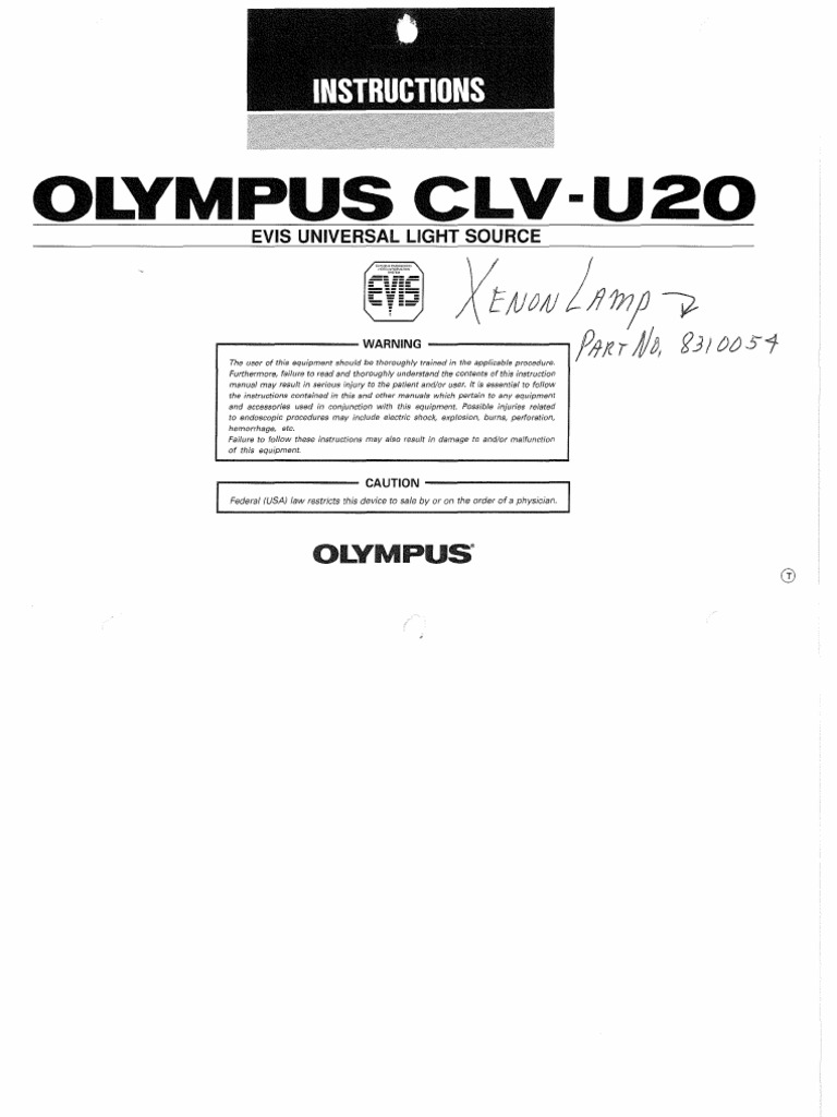 Olympus CLV U20 | PDF | Exposure (Photography) | Film Speed