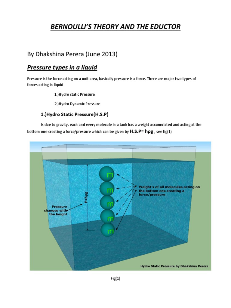 Eductor System | PDF | Pressure | Fluid Dynamics
