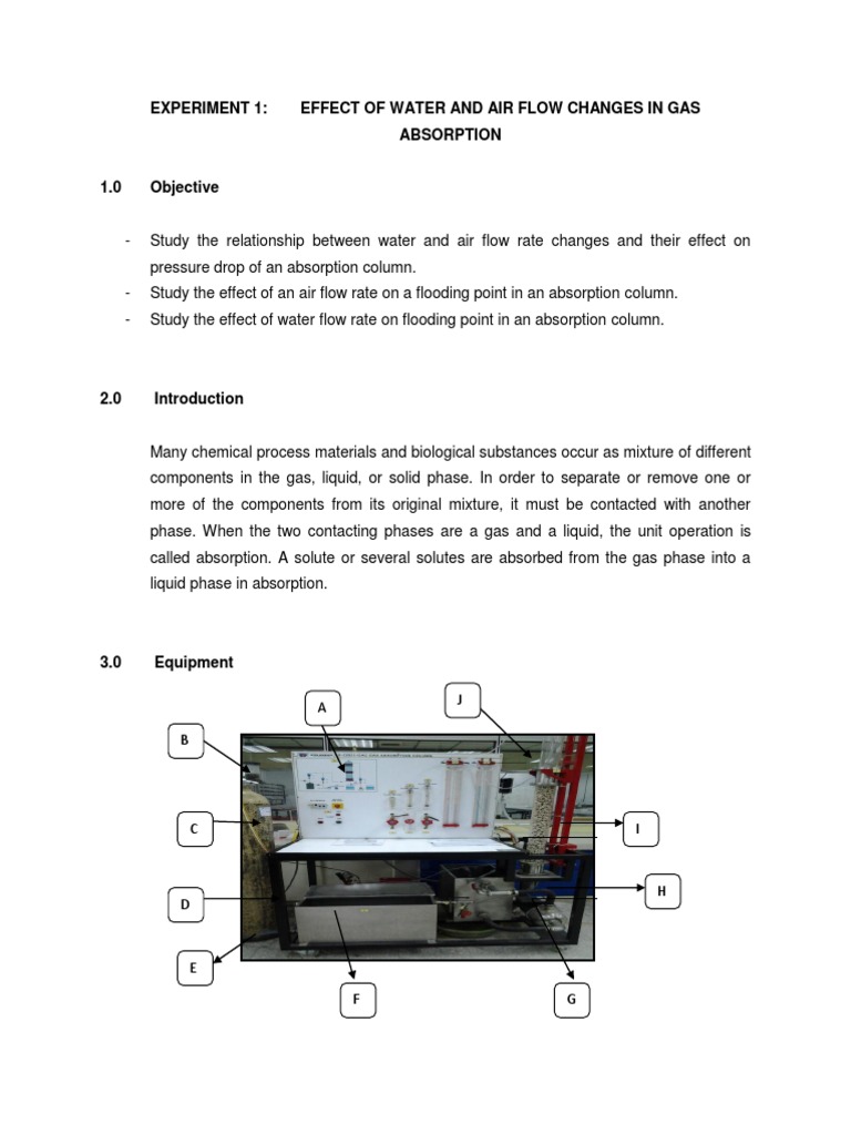 Impact of Flow Rates on Gas Absorption | PDF | Valve | Absorption ...