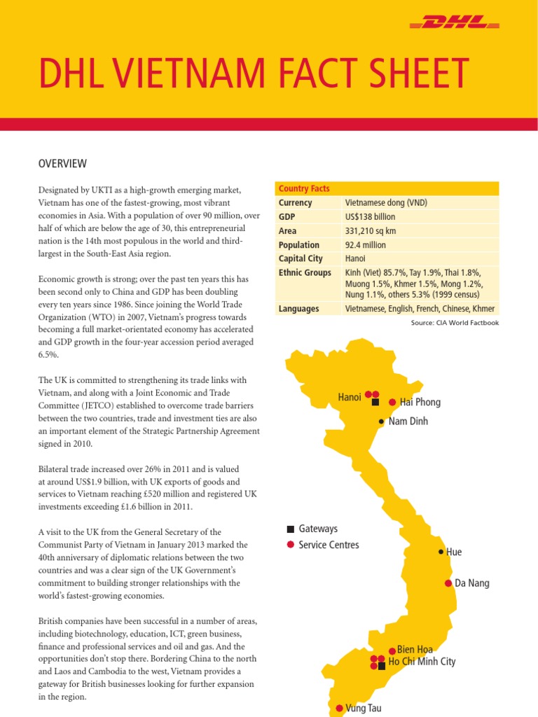 Exporting To Vietnam? Read The DHL Fact Sheet | PDF | Vietnam | World Trade Organization