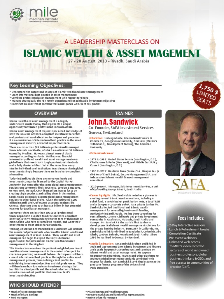 Islamic Wealth & Asset Management | PDF | Islamic Banking And Finance ...