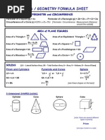 2cosacosb Formula and Other Trigonometric Formulas | PDF | Geometric ...