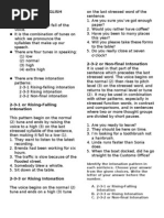 Intonation Exercises With Answers | PDF | Question | English Language