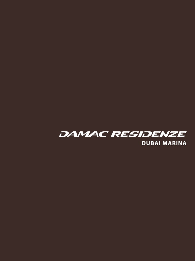 Damac Residenze Brochure | PDF | Composition (Visual Arts) | Apartment