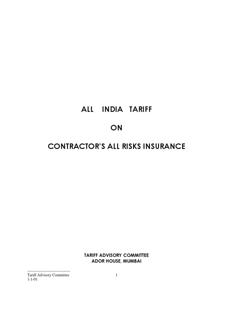 Contractor's Risk Insurance Guide | PDF | Indemnity | Liability Insurance