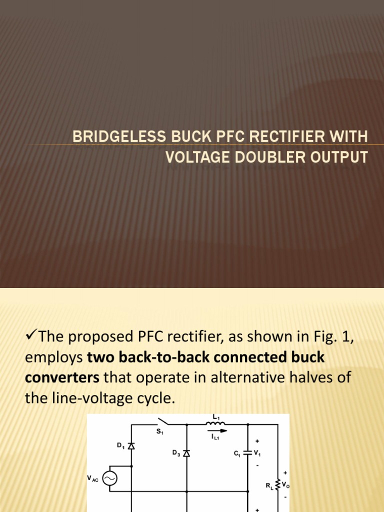 Bridgeless Buck PFC Rectifier Guide | PDF | Rectifier | Inductor
