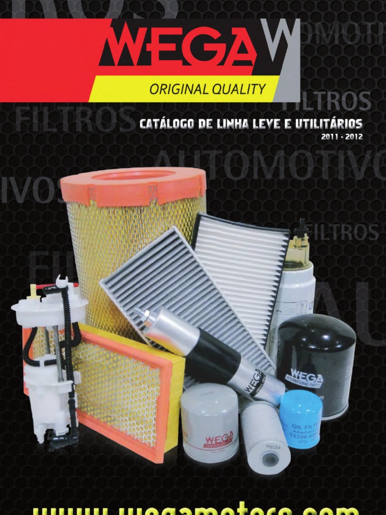 Catalogo Wega 2011-2012 Filtros Linha Leve | PDF | Audi | Volkswagen