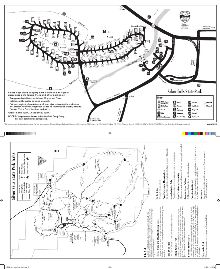 Silverfalls Map | PDF | Trail | Leash