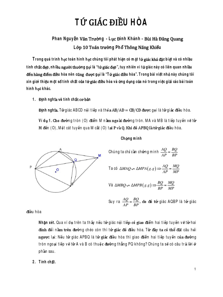Tu Giac Dieu Hoa PDF | PDF