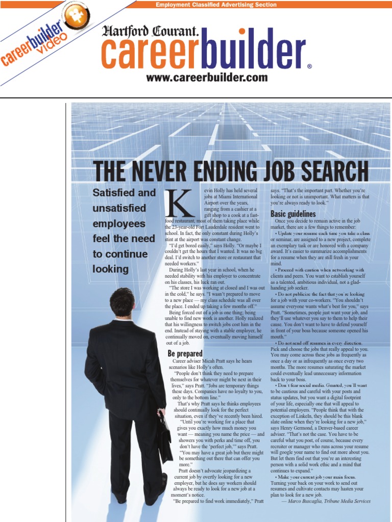 The Never Ending Job Search: Interview 102 | PDF | Interview | Job ...