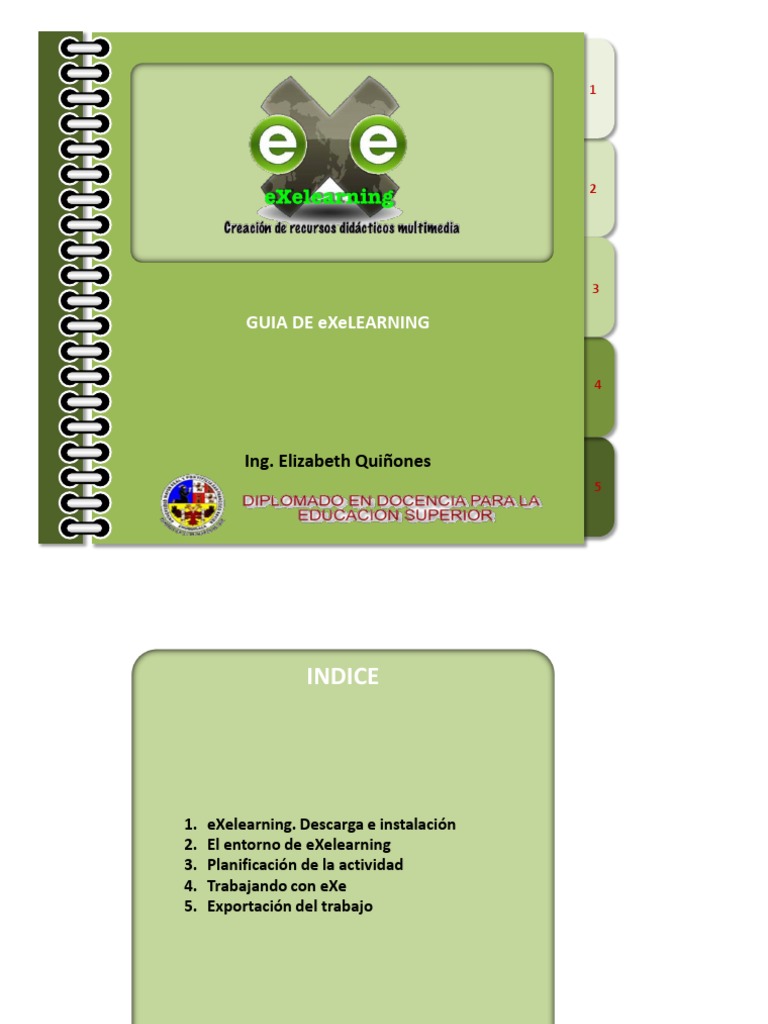 Ejemplo Exelearning | PDF | Archivo de computadora | Programa de computadora
