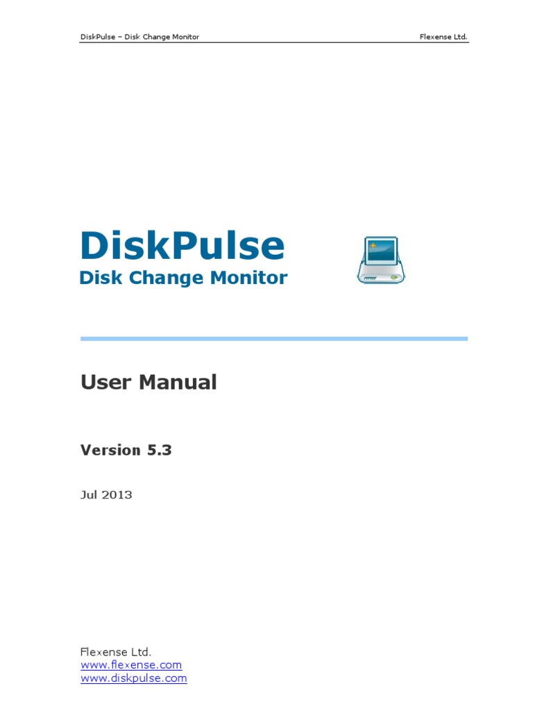 DiskPulse User Manual for Disk Monitoring | PDF | Port (Computer Networking) | Web Server