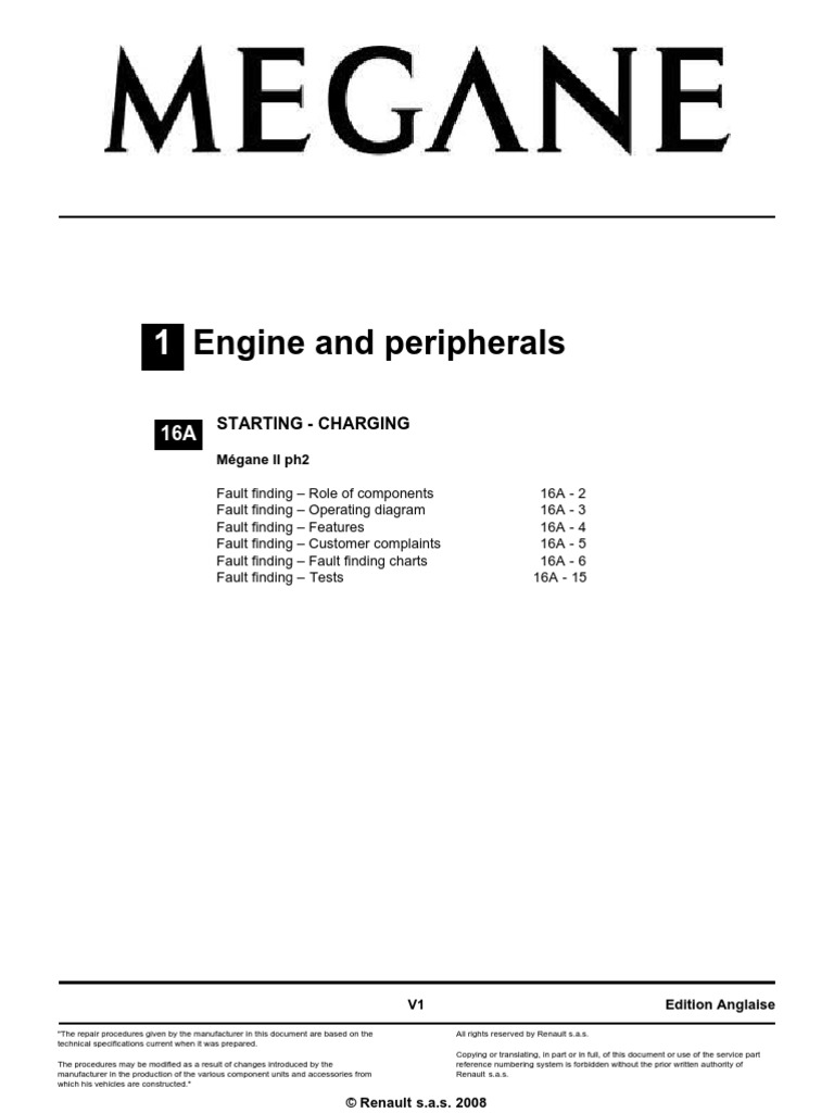 Engine and Peripherals: Starting - Charging | PDF | Fuse (Electrical ...