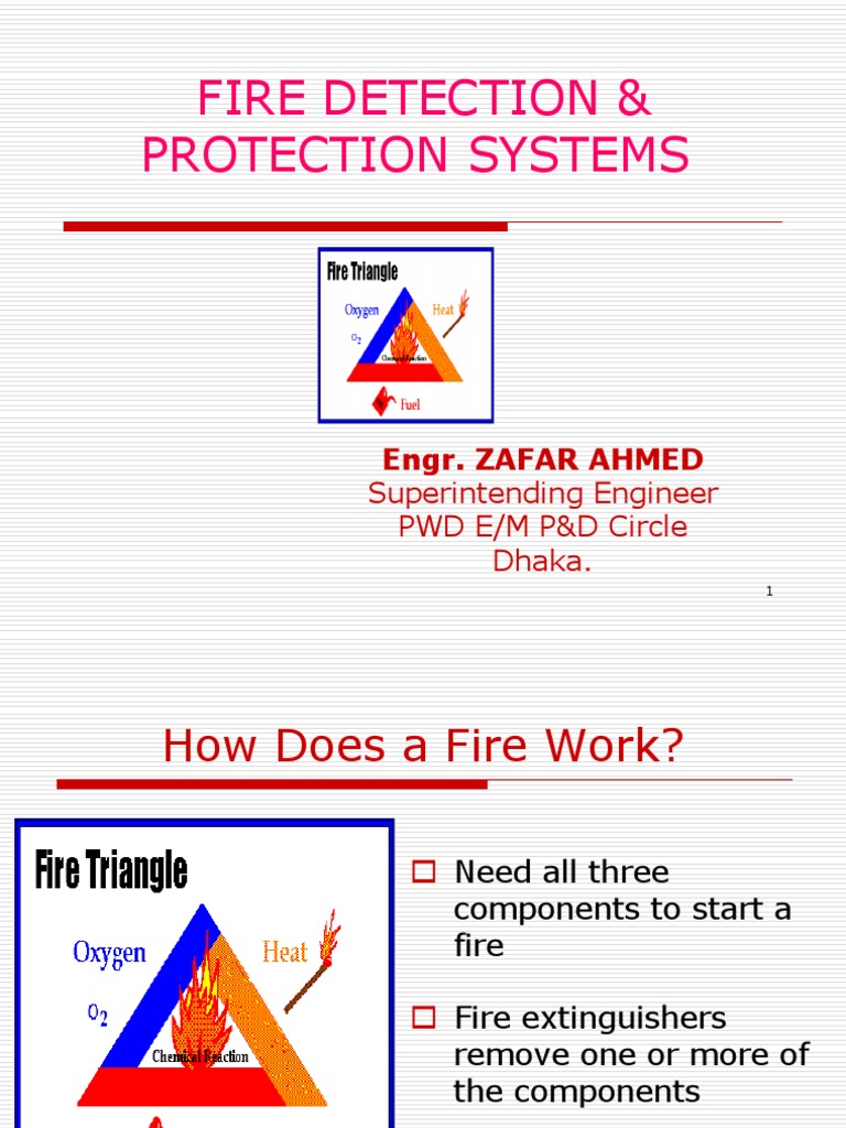 Fire Detection & Protection Presentation | PDF | Fire Sprinkler System ...
