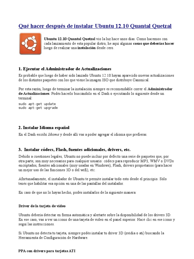 Guia para Usar Ubuntu | PDF | Ubuntu (sistema operativo) | Sudo