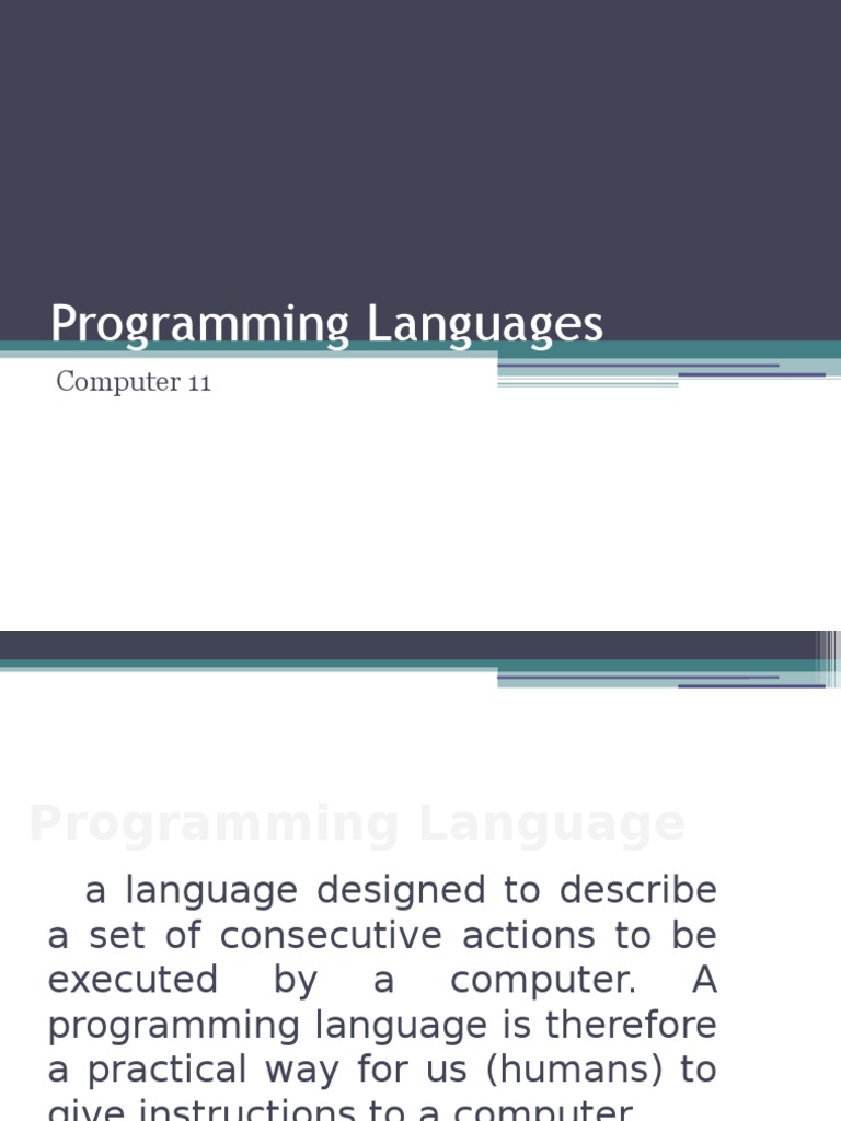 Programming Languages | PDF | Programming Language | C (Programming Language)